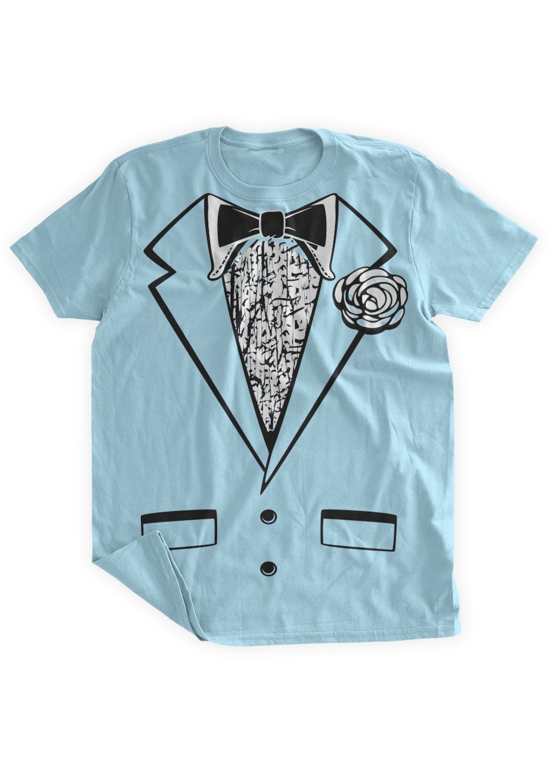 Funny Tuxedo Tshirt Blue Tuxedo Shirt Wedding Party Groom Retro Tuxedo ...