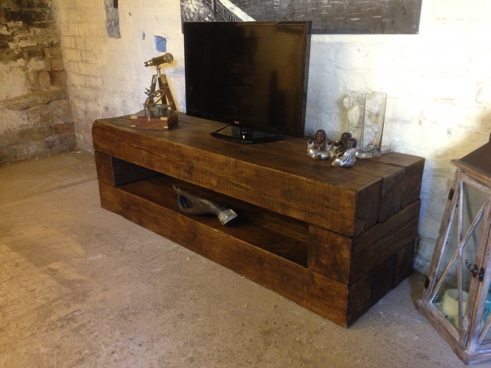 Handmade Tv Unit Made From Old French Oak | Etsy
