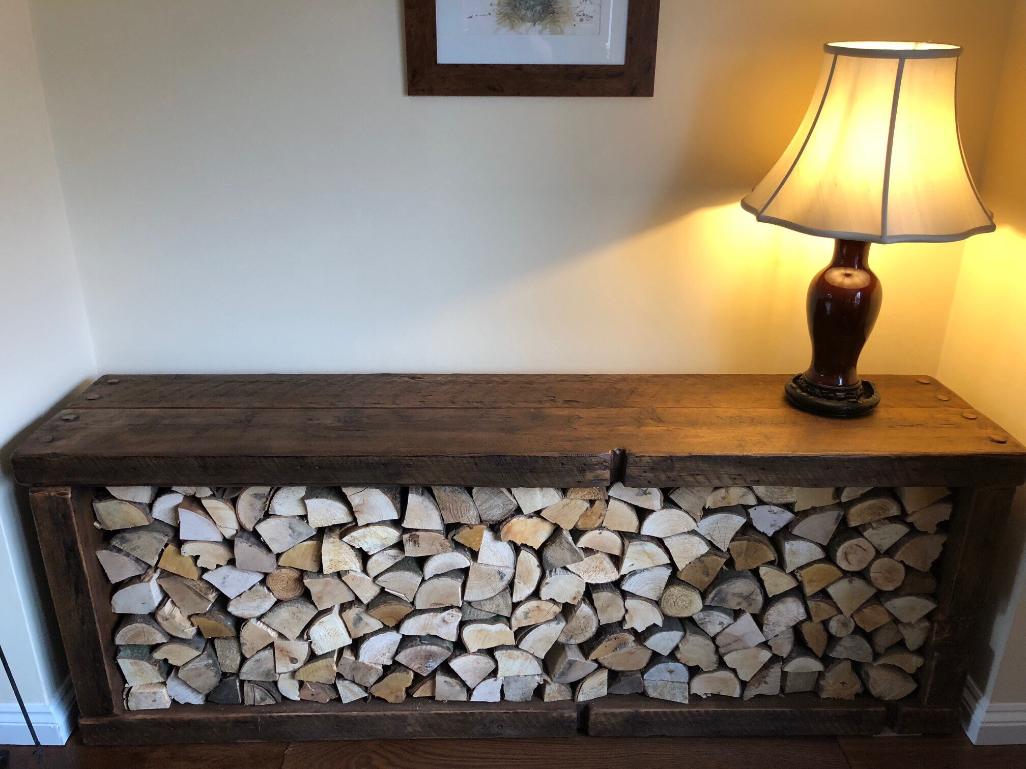 Chunky Rustic Log Storer - Etsy UK