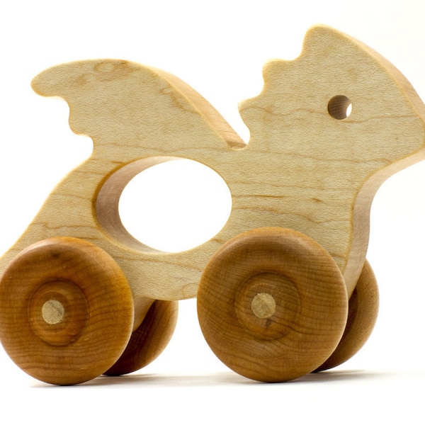 Wood Dragon Baby Toy - Etsy