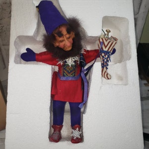 Demdaco Drolleries Teo the Mischief Maker Elf Retired With Original Box ...