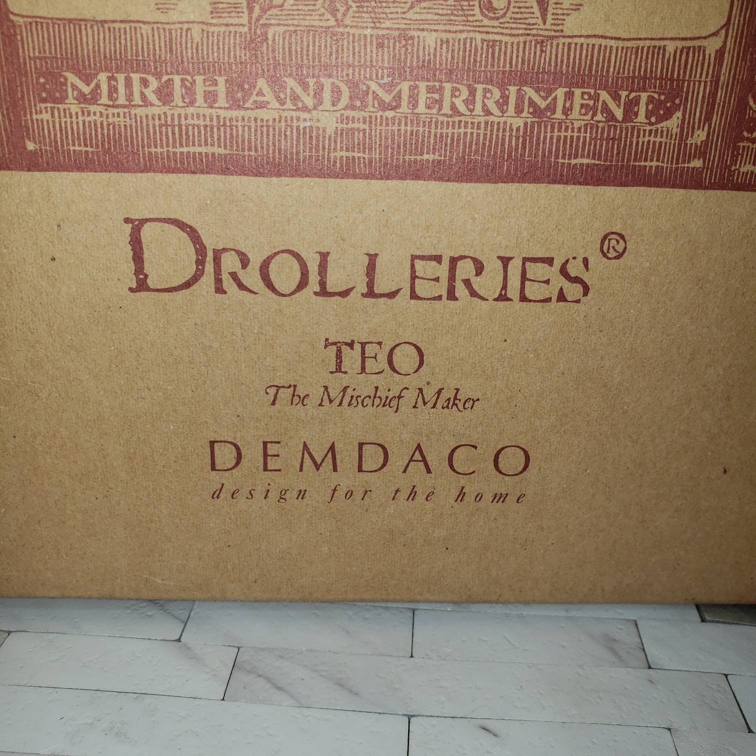 Demdaco Drolleries Teo the Mischief Maker Elf Retired With - Etsy