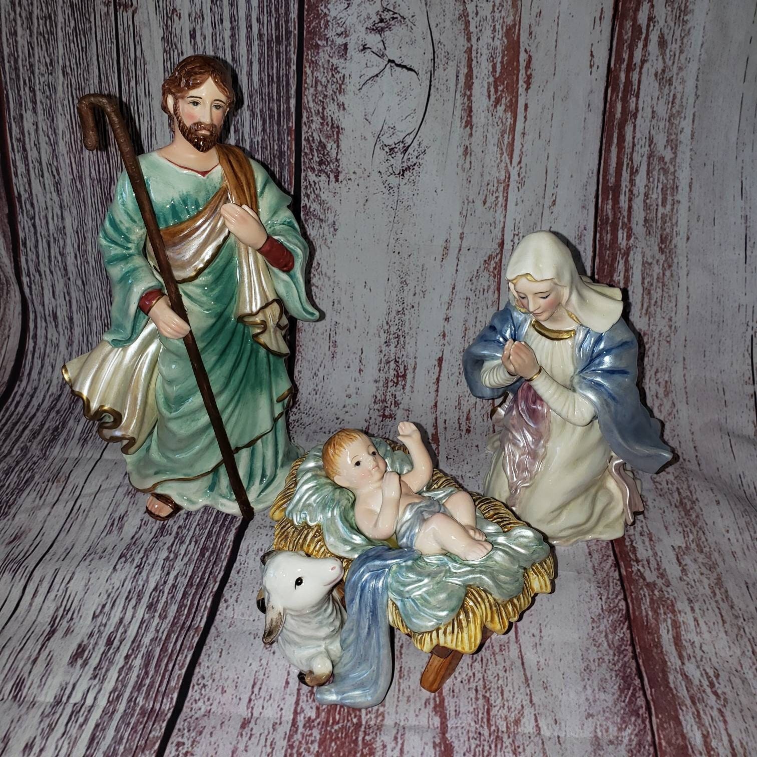 Fitz Floyd Classics Holy Family Porcelain Baby Jesus Mary - Etsy