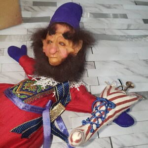 Demdaco Drolleries Teo the Mischief Maker Elf Retired With Original Box ...