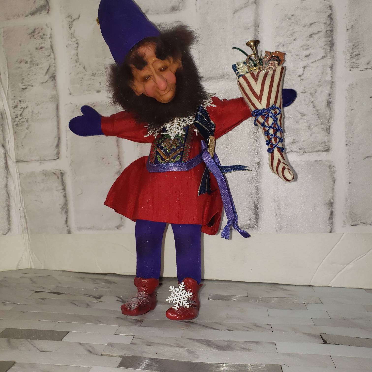 Demdaco Drolleries Teo the Mischief Maker Elf Retired With - Etsy