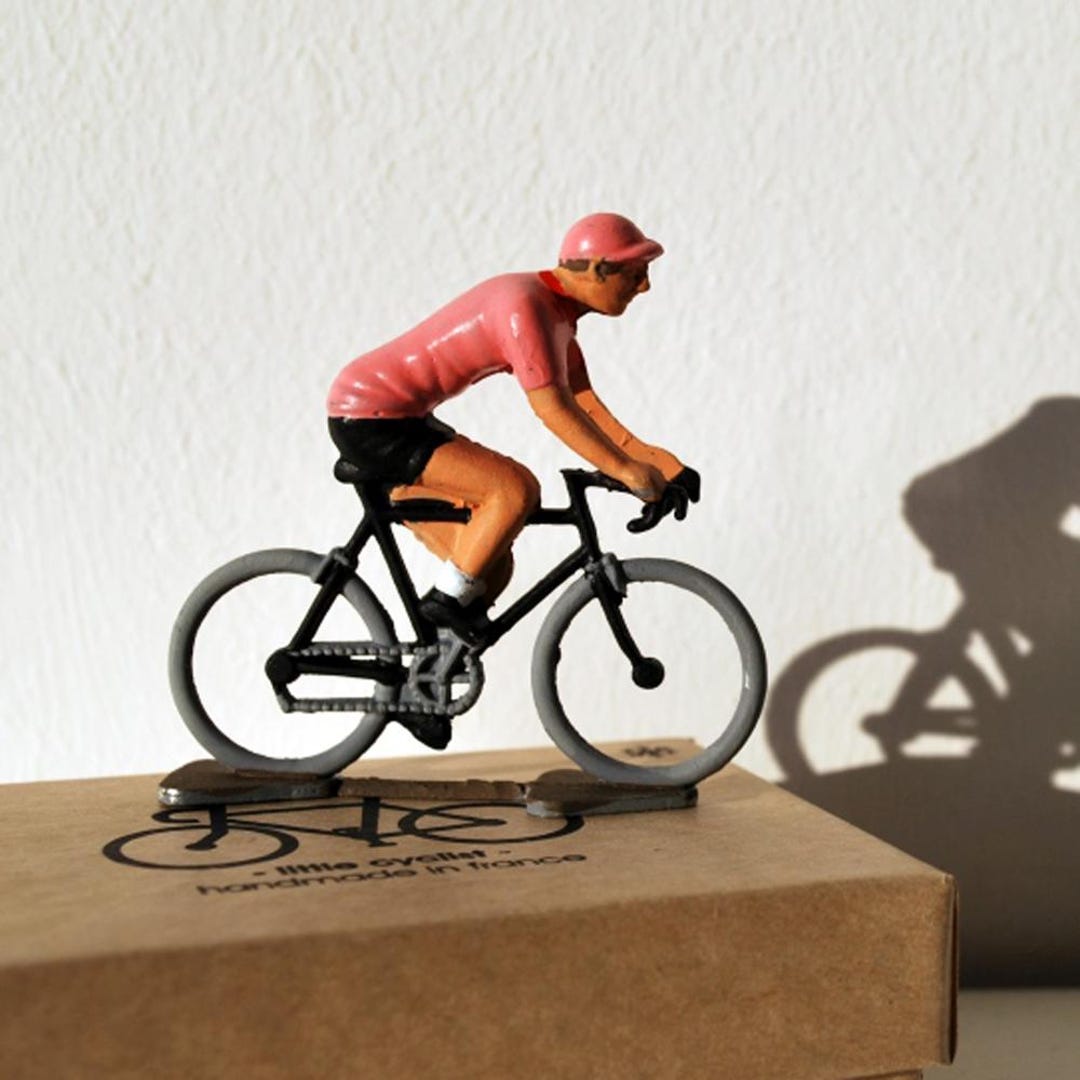 Mini Cyclist Figure - Pink Jersey - Giro D'italia - Gifts for Cyclists ...