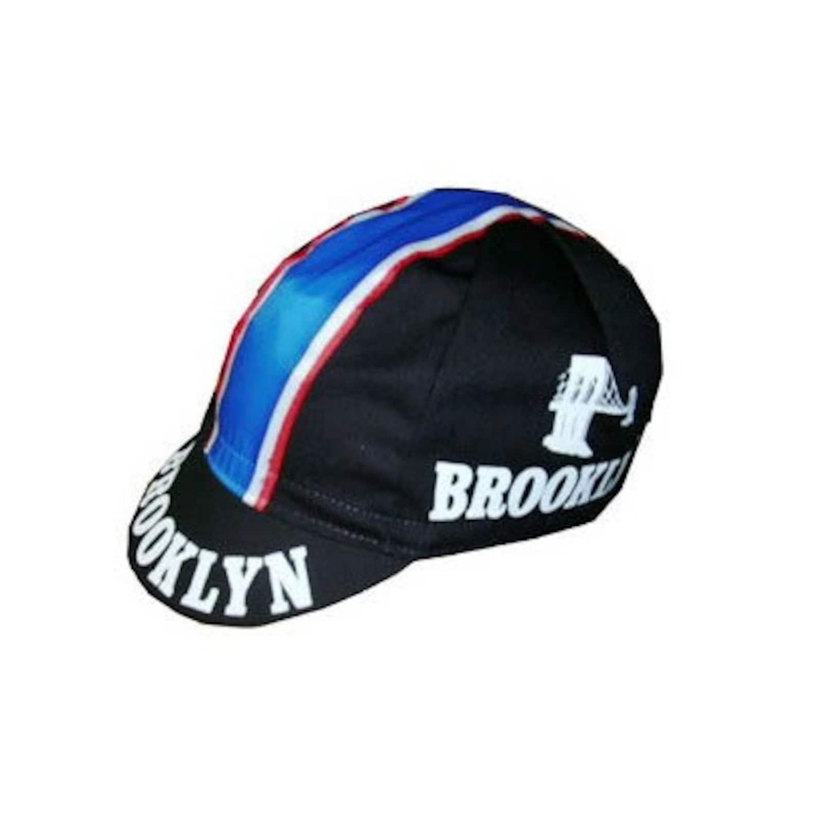 Retro Cycling Cap - Brooklyn Black Cap - Cycling Souvenir - Cycling ...