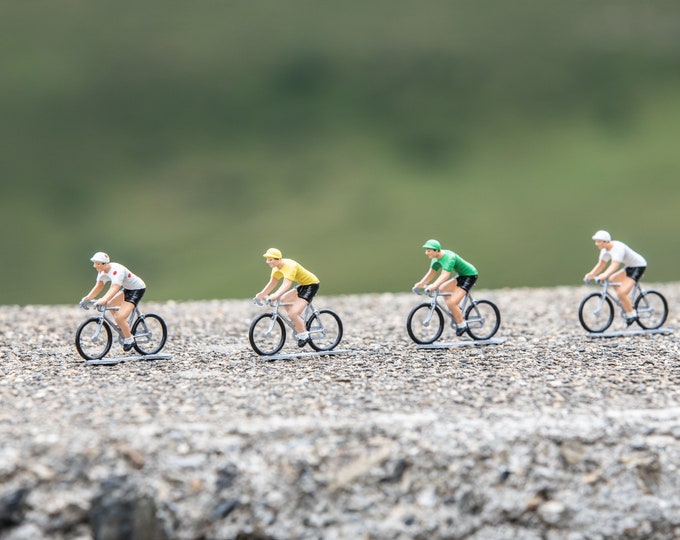 Tour De France Mini Cyclist Figures Set - Cycling Souvenirs - Gift for ...