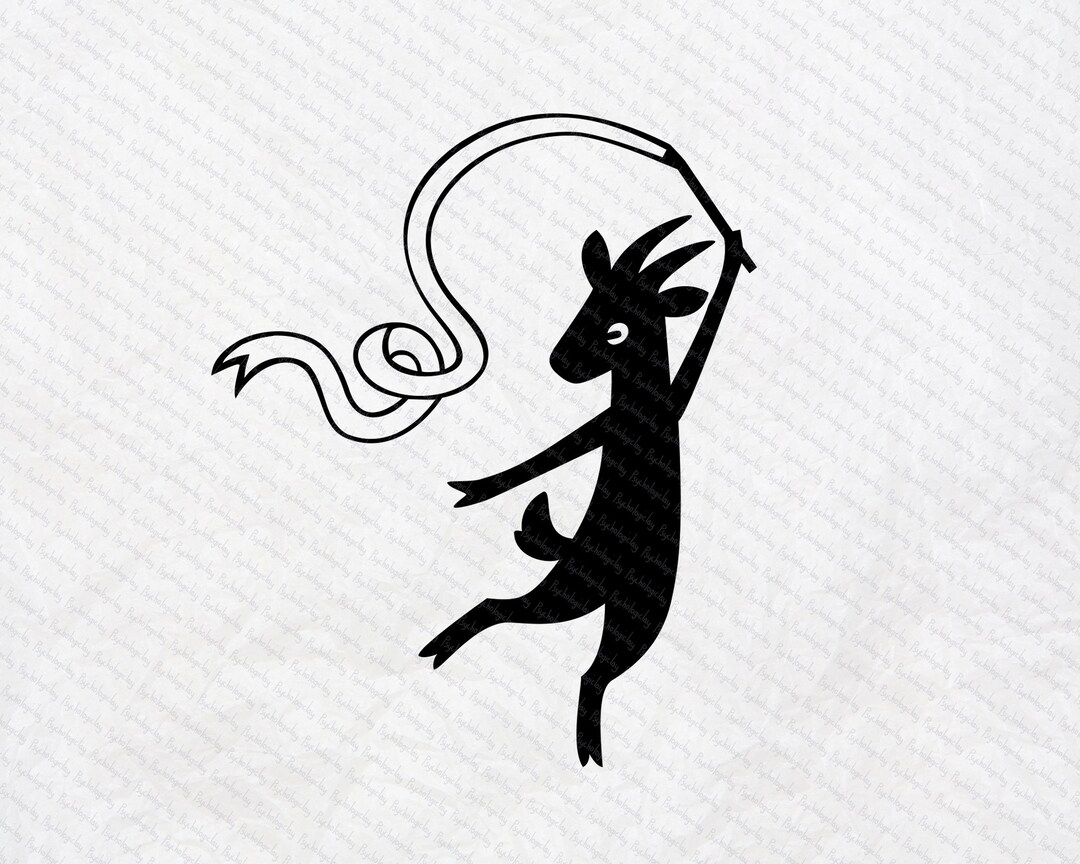 Ribbon Goat SVG Digital Download - Etsy