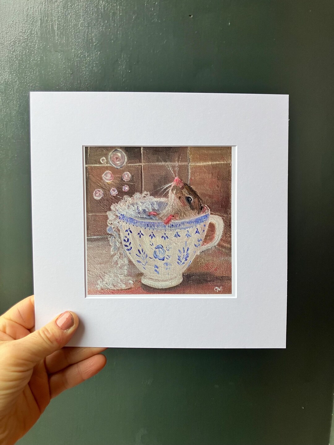 PRINT of MOUSE PAINTING Mouse Art, Print of Original Acrylic Painting ...