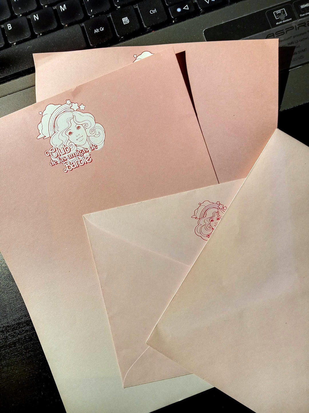 Set of Barbie's Sheets and Envelopes - Etsy