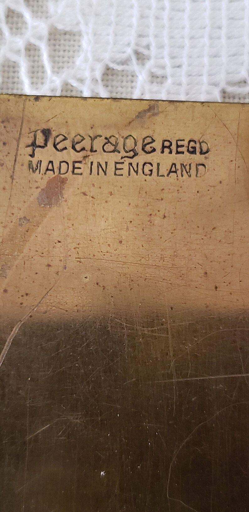 Vintage Peerage Regd Brass Bookends Made in England - Etsy