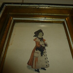 A Vintage Set of Victorian Children Prints / 1950's - 1960's / Charming / Original Gold and ...