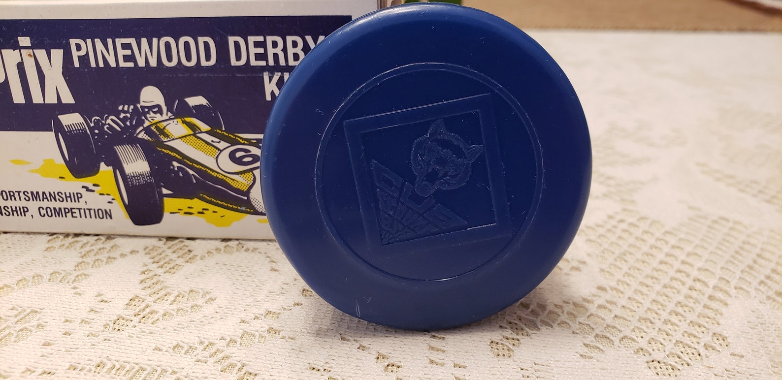 Vintage Cub Scouts Plastic Collapsible Cup and Vintage Pinewood Derby ...