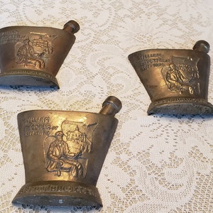 Vintage Set of 3 William Proctor Jr. 1817 - 1874 Brass Hanging Half Cup ...