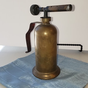 Vintage Mini Brass Blow Torch - Etsy
