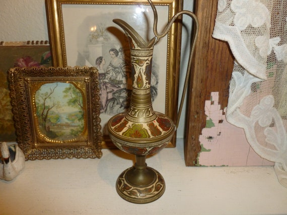 Vintage Highly Detailed Brass Decorative Ewer / Pitcher With | Etsy