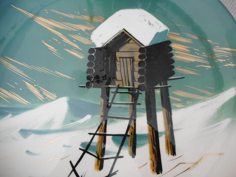 Vintage Mid Century Hand Painted Signed Matthew Adams Very | Etsy