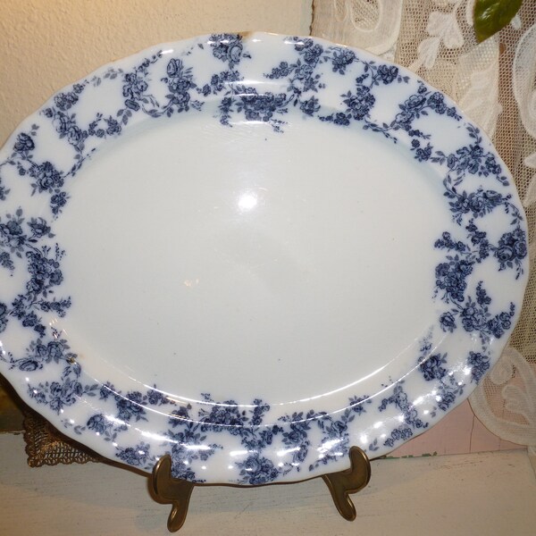 Flow Blue Platter - Etsy