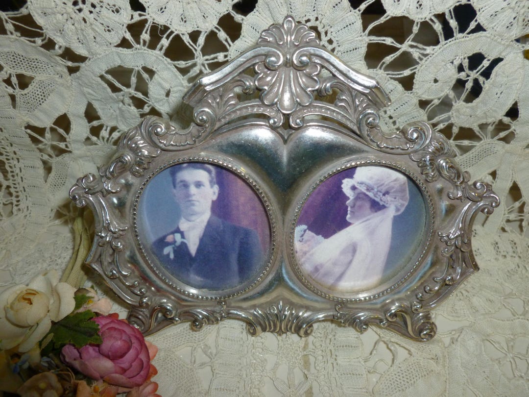 A "brighton" Photo Frame / A Beautiful Silver Tone Victorian Style ...