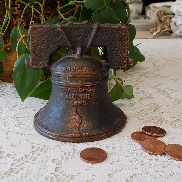 Cast Iron Liberty Bell - Etsy