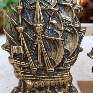 Vintage Peerage Regd Brass Bookends Made in England Sovereign of the ...