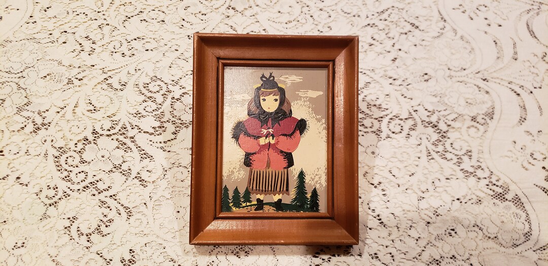 Vintage 1950's Small Margo Alexander Hand Painted " Dressed up Young ...