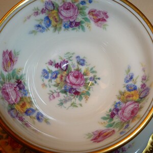 A Lovely Castleton China castleton Rose Demitasse Teacup and Saucer ...