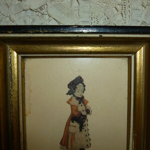 A Vintage Set of Victorian Children Prints / 1950's - 1960's / Charming / Original Gold and ...