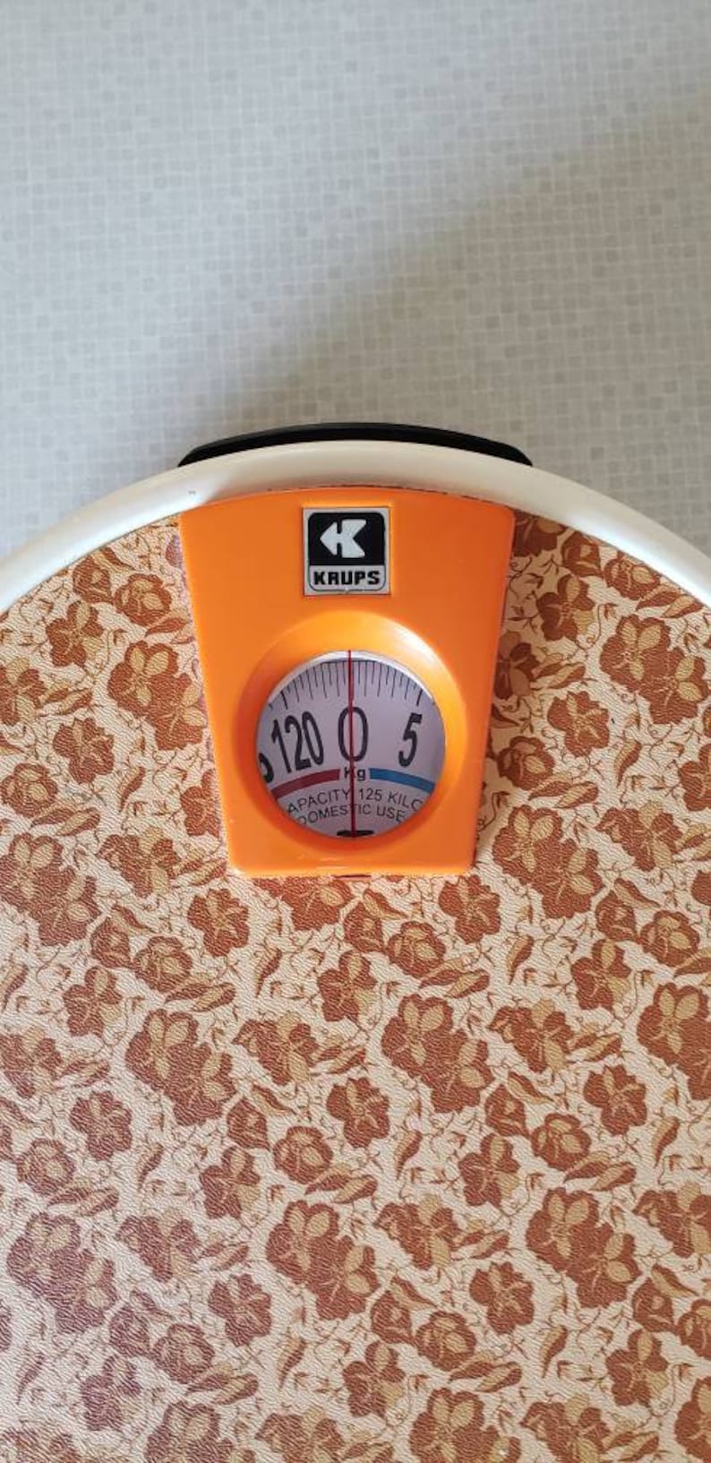 Vintage 1970's Krups Round Bathroom Scale - Weight in Kg's - Etsy