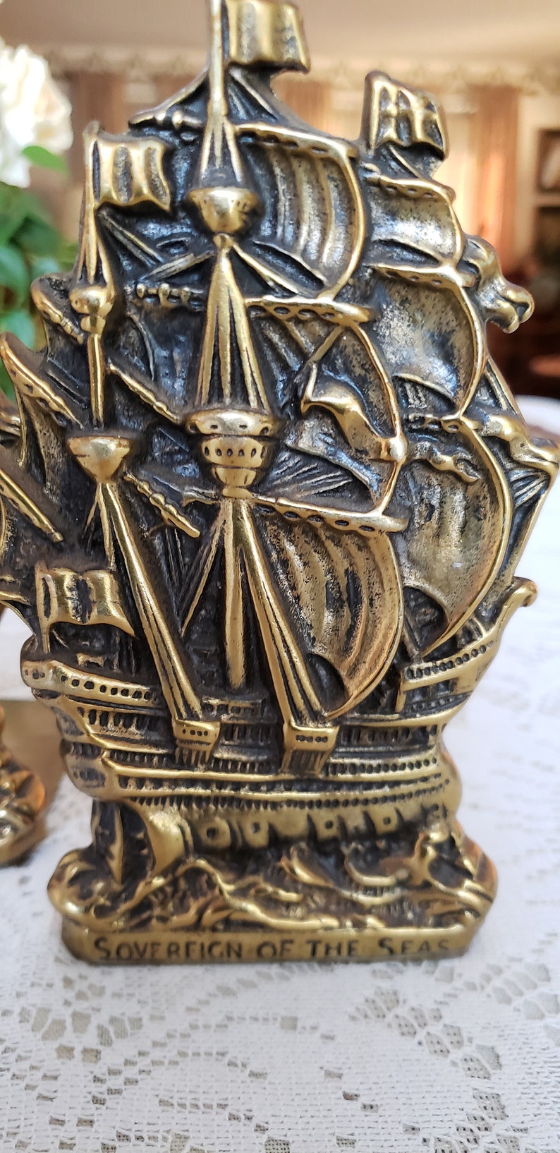 Vintage Peerage Regd Brass Bookends Made in England - Etsy