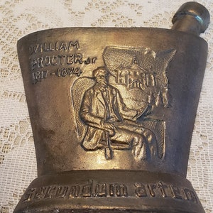 Vintage Set of 3 William Proctor Jr. 1817 - 1874 Brass Hanging Half Cup ...