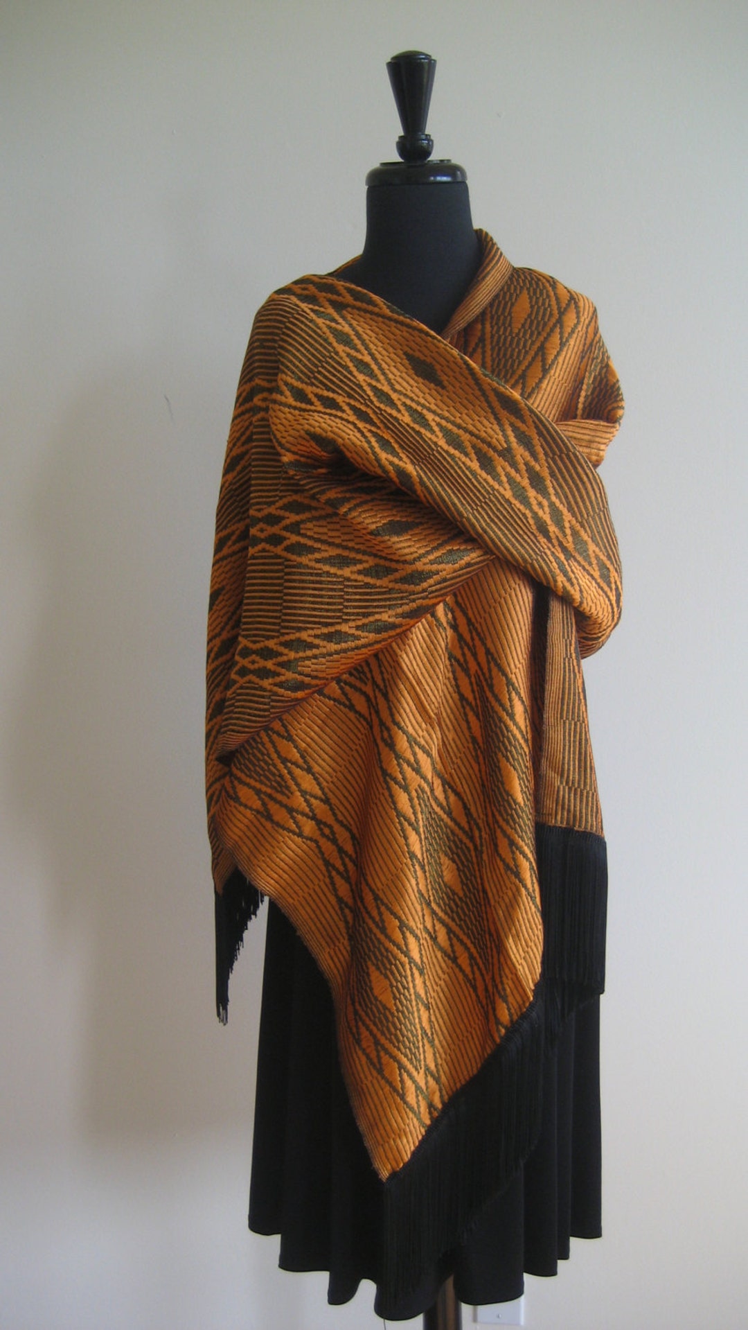 Handwoven Ethiopian Shawl Brown - Etsy