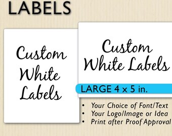 4x5 Sticker Label | Etsy
