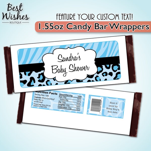 Zebra Candy Bar - Etsy