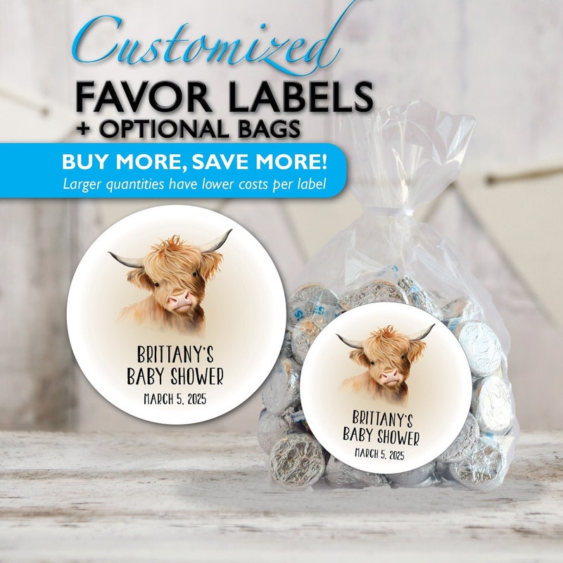 Cow Favor Bags - Etsy