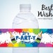 14+ Art Party Water Bottle Labels, Painting Birthday Supplies, It's ...