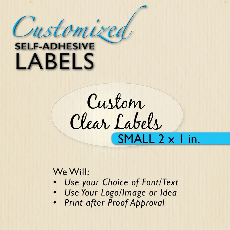 Custom Clear Stickers - Etsy