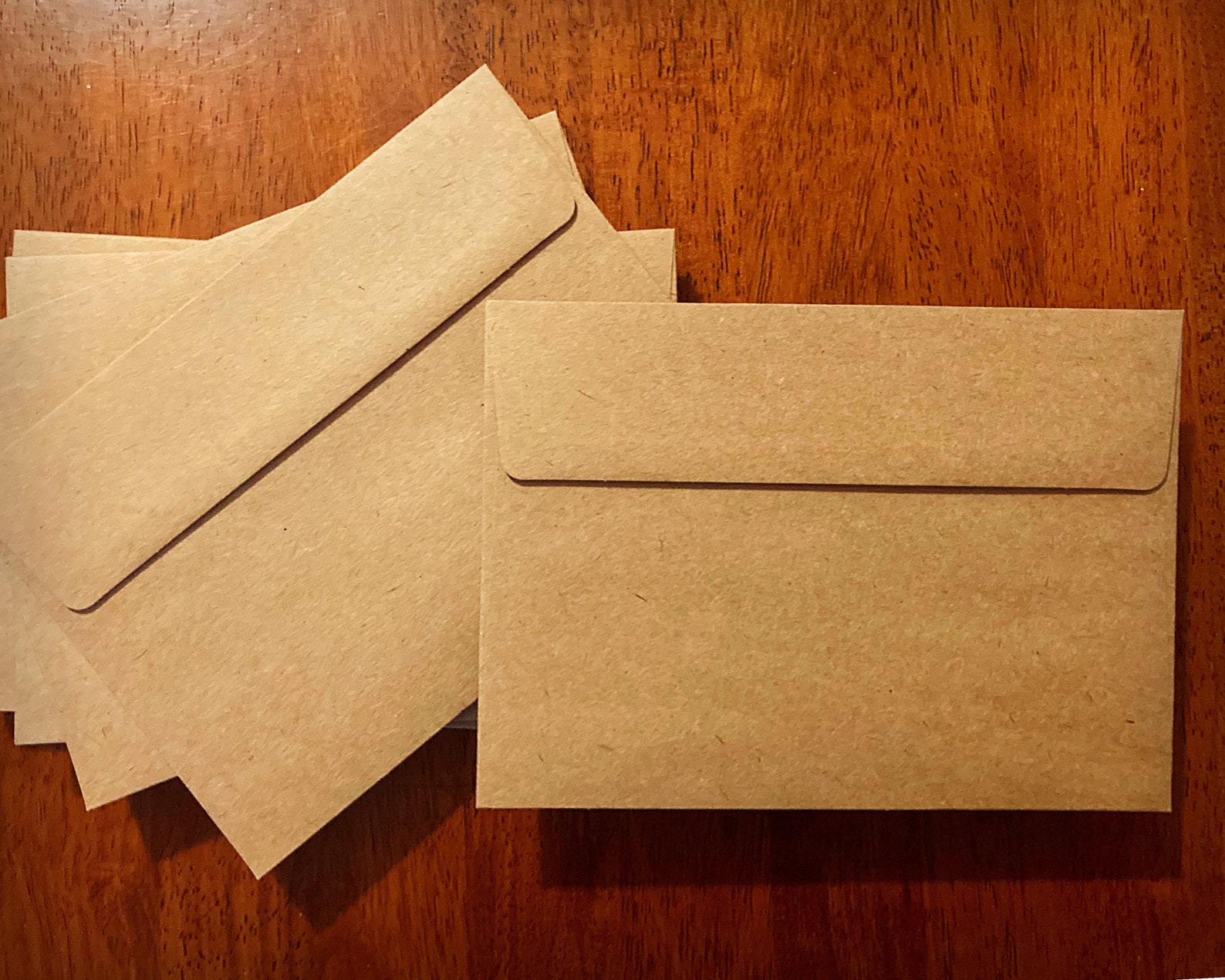 A7 Invitation Envelopes Blank Brown Kraft 5 1/4 x 7 1/4 | Etsy