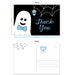 Ghost Thank You Note Postcards Halloween Thank You Note - Etsy