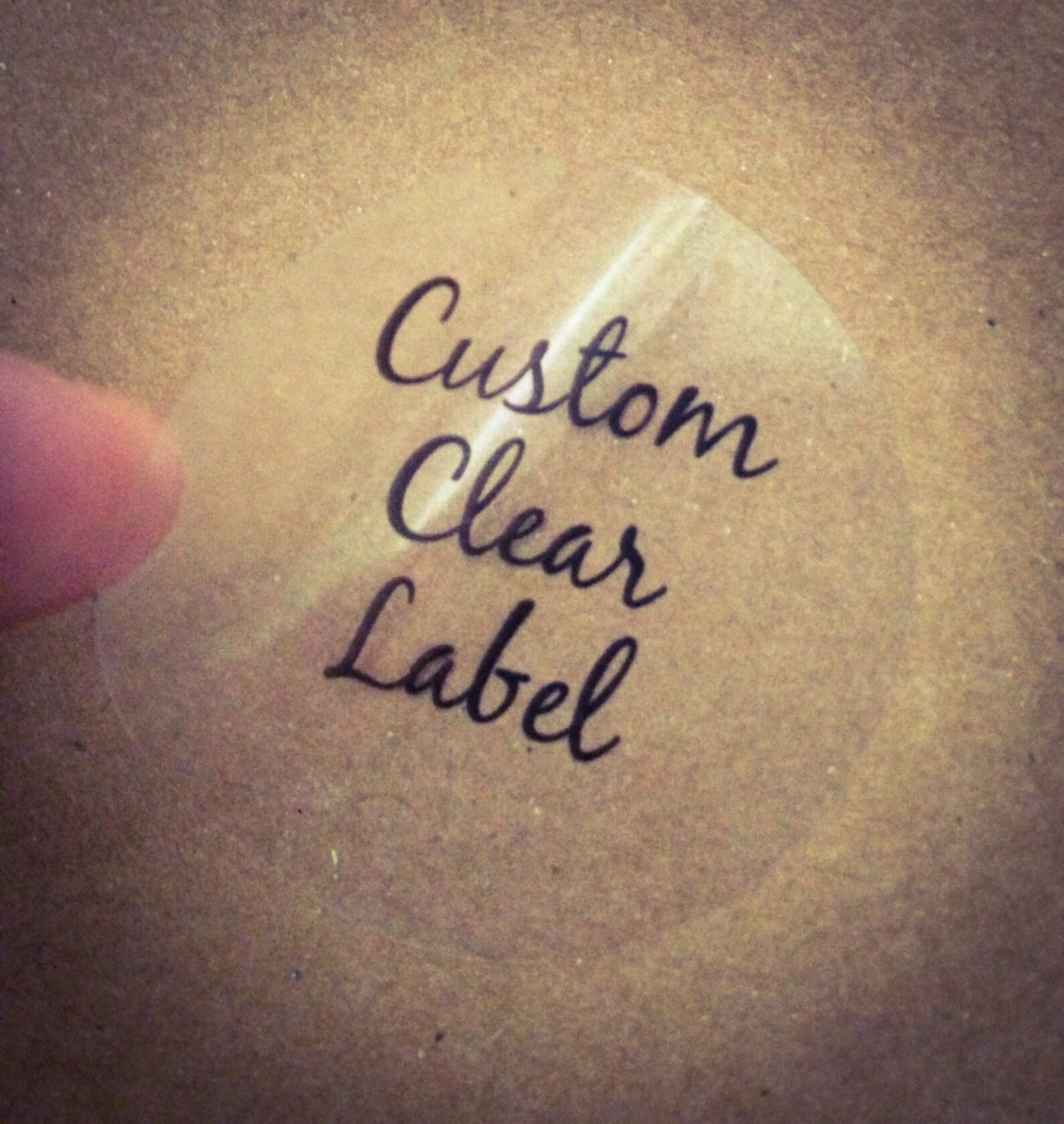 20+ CUSTOM CLEAR Oval Sticker, Glossy Clear Label, Etsy Shop Product ...
