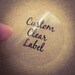 20+ CUSTOM CLEAR Oval Sticker, Glossy Clear Label, Etsy Shop Product ...