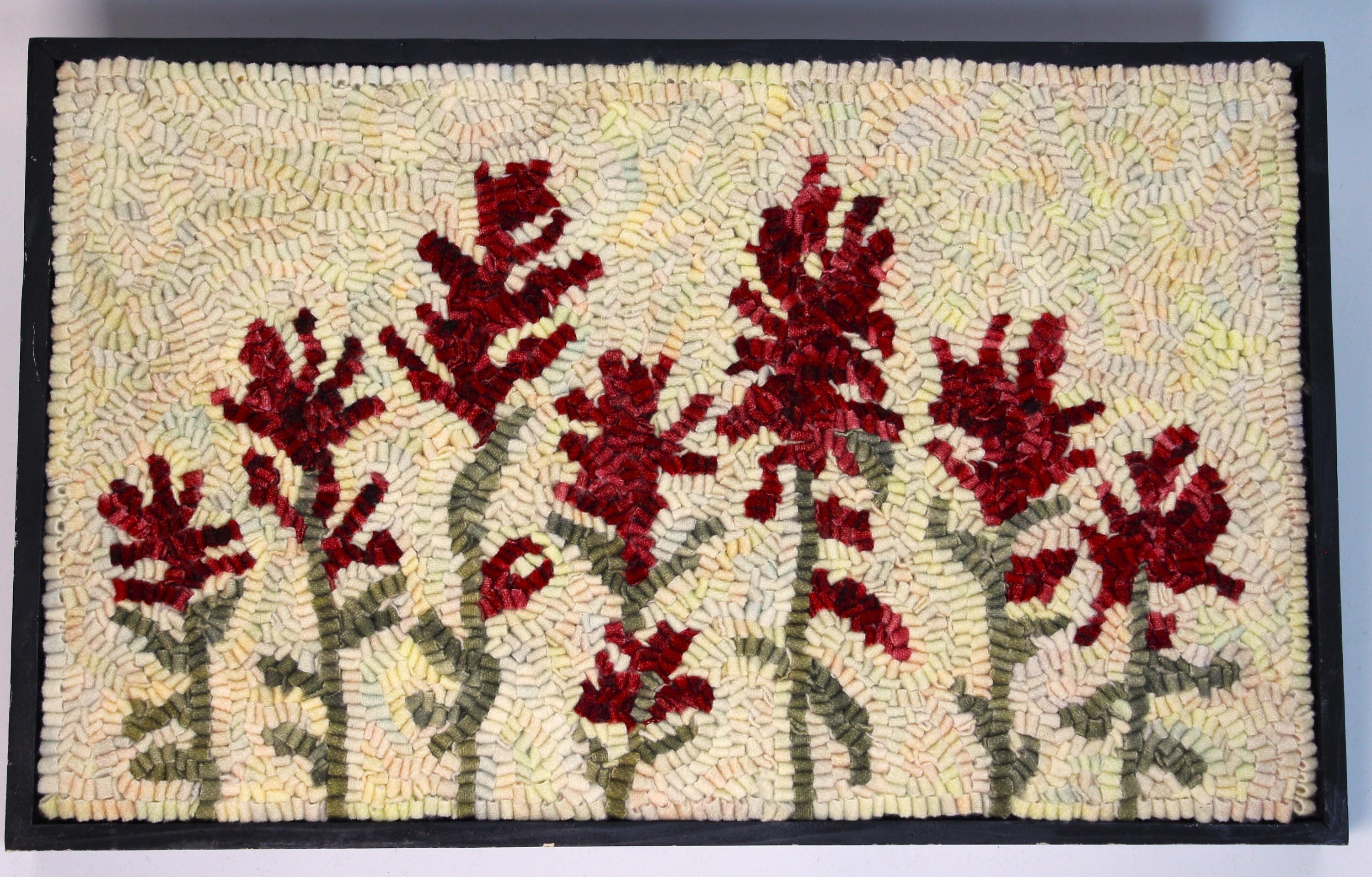 Indian Paintbrush Floral Rug Hooking Pattern 17.5"x14.5" - Etsy