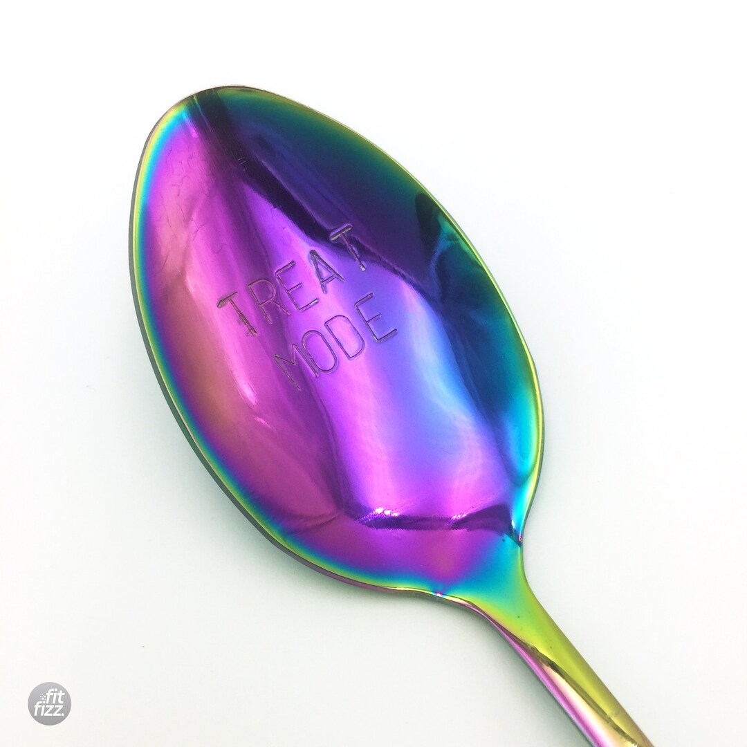 Rainbow Treat Mode Dinner Spoon • Stainless Steel - Etsy