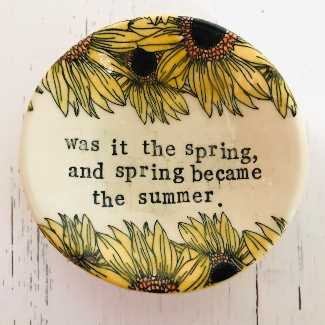 Sunflower Spring Summer Trinket - Etsy