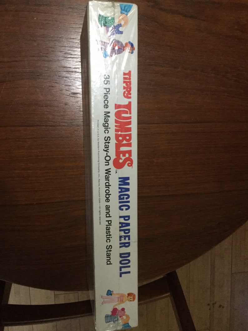 1969 Tippy Tumbles Magic Paper Doll 35 Pcs, Perfect Conditions - Etsy