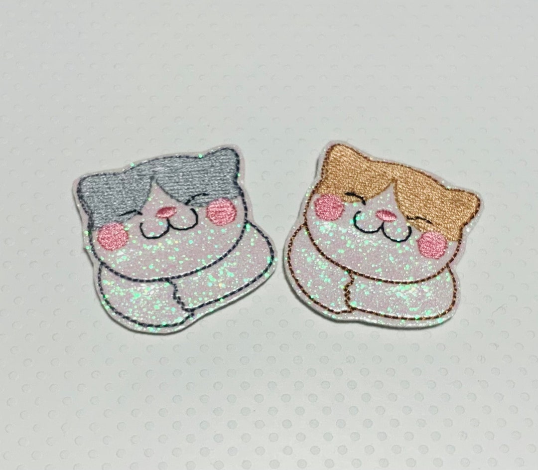 Kitten Feltie, Happy Cat Feltie, Set of 4 Vinyl Felties - Etsy
