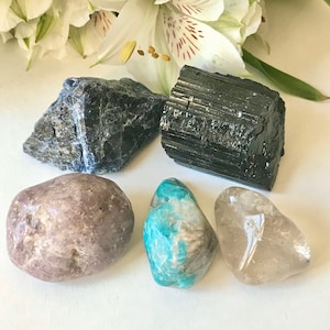 Crystals for EMF Protection - EMF Protection Crystal Set - Etsy