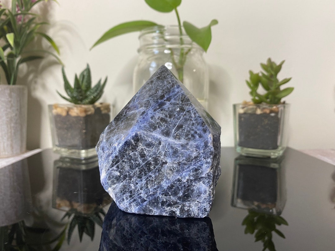 Sodalite Standing Point - Throat Chakra - Third Eye Chakra - Etsy