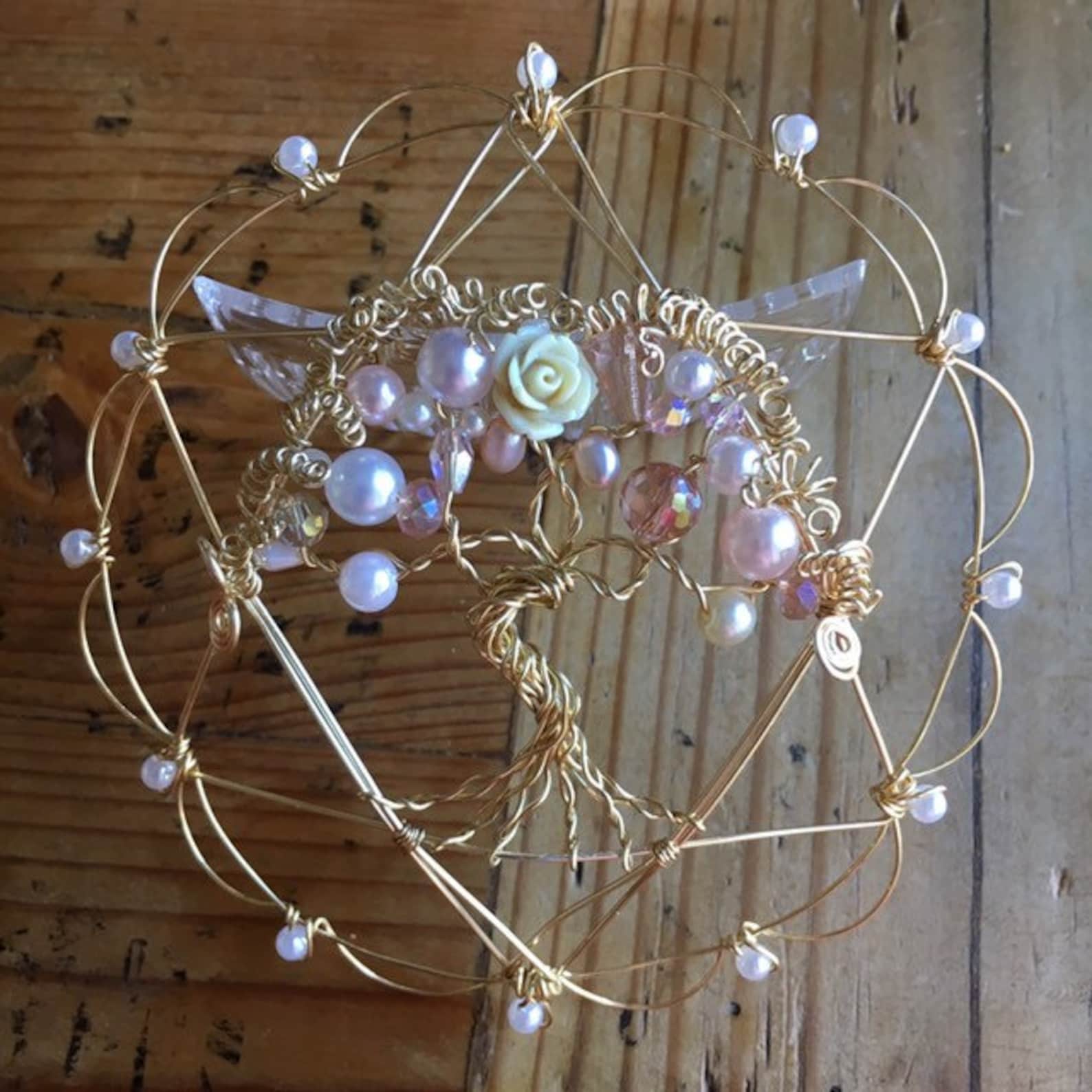 Women's Rose Etz Chaim Star of David Wire Kippah - Etsy UK